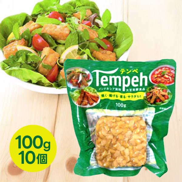 インドネシアの伝統的な大豆醗酵食品！ヤマク食品の「テンペ 100g」10個セットです。テンペは、煮た大豆をテンペ菌で発酵させたインドネシアの伝統的な発酵食品で、納豆と製法が似ていることから「インドネシア納豆」とも呼ばれています。納豆のような...