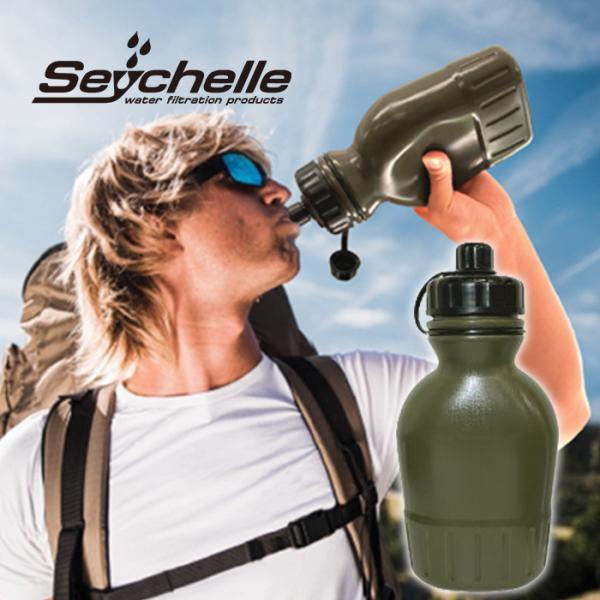 「セイシェル サバイバルプロ」は、GRANDEX推奨の携帯浄水ボトルで、アドバンスフィルターを搭載した携帯浄水ボトルです。簡単・手軽に水をろ過でき、アウトドア、旅行先で安心して飲料水を確保できます。ココナッツ活性炭を主原料に開発されたイオン...