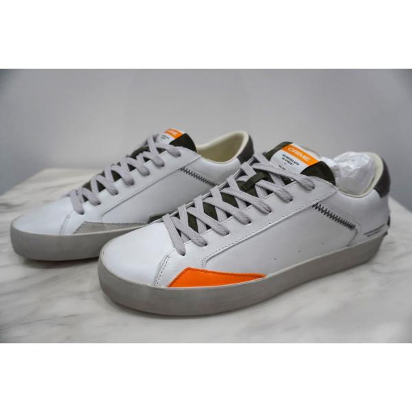 ■商品詳細【 ブランド 】CRIMELONDON　(クライムロンドン)【 モデル名 】DISTRESSED【 メーカー品番 】18007AA6/10【 カラー 】ホワイト・ブラック【 アッパー素材 】レザー【 底材 】ラバー【 商品紹介 】...