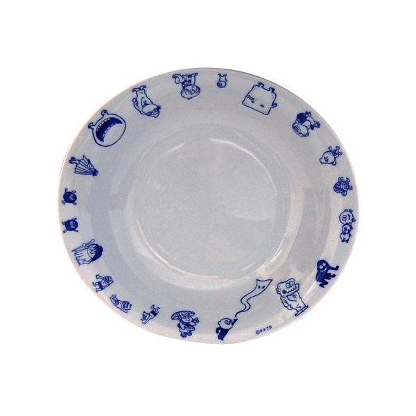 鬼太郎たちのかわいい食器ですよ☆彡楕円形の少し深いタイプのカレー皿です♪♪もちろんカレーの他、シチューやパスタといったお料理を盛り付けても♪ いつもの食卓を、鬼太郎たちともっと楽しくしてくださいね♪＜サイズ＞約W235×D215×H40mm