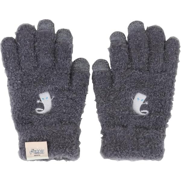 とってもかわいい着けたままスマートフォンが操作可能な手袋ですよ☆彡寒い時期のお出かけに！【サイズ】約W65×H200mm＊サイズ目安：小学校高学年から大人の方【素材】ポリエステル100%