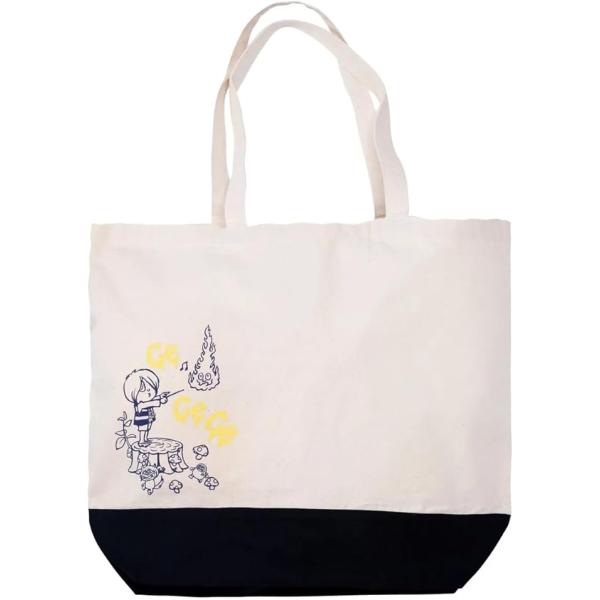 世代を超えて多くのファンに愛され続けている「ゲゲゲの鬼太郎」☆彡作品内の象徴的なセリフである「オイ、鬼太郎」を英語にした新しいコンセプトシリーズ「Hey,KITARO」より薄手でながら大容量、演奏会のプリントとバッグ底が同じ配色でかわいいな...