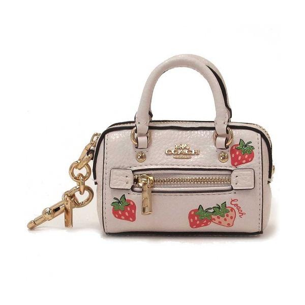 COACH コーチ キーホルダー アウトレット ストロベリー プリント COACH コーチ キーホルダー アウトレット ストロベリー プリント