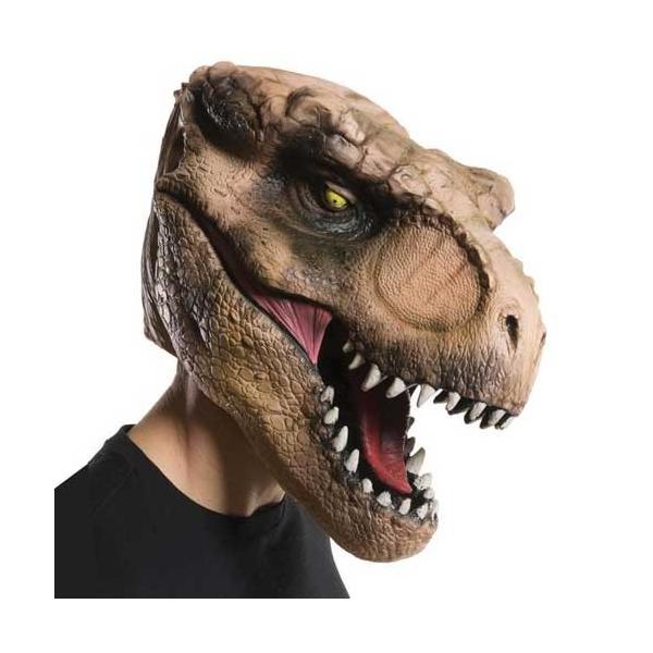 【カラー】 ブラウン等【素材】 ラテックス等【サイズ】 ONE SIZE 大人用、（約）全長44cm、高さ25ｃｍ、厚さ25cm,開口部、62cm、重さ520ｇ 【仕様】 ジュラシックワールドなどに出てくるＴレックスの、ラテックス製の大人用...