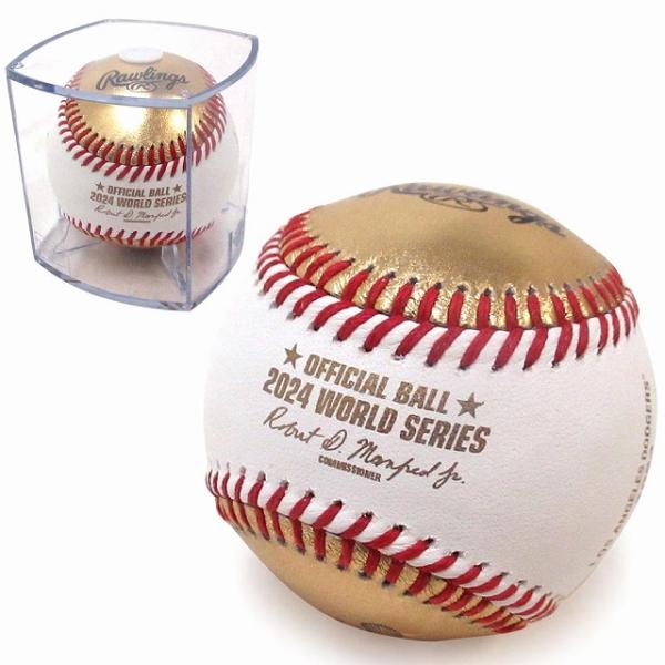 【カラー】ゴールド×ホワイト【ブランド】ローリングス 【サイズ】 MLB 硬式野球ボール　 【仕様】表革:天然皮革 【担当者からのコメント】メジャーリーグ公認MLB硬式 野球ボール！2024年のワールドシリーズチャンピオンを祝うのに最適なア...