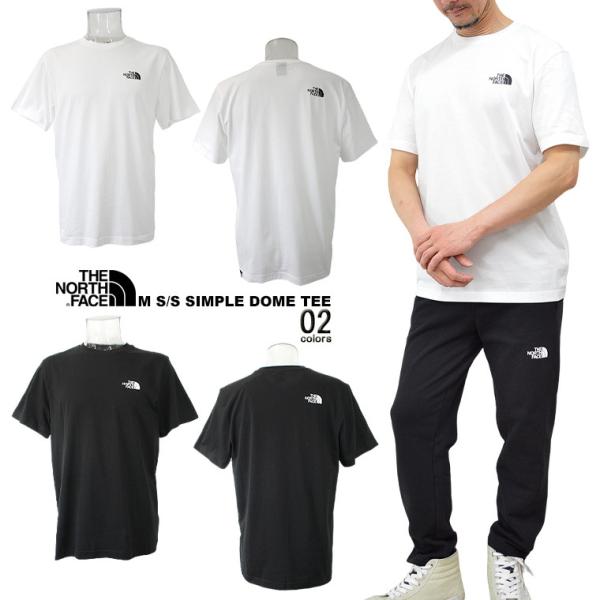 キーワード:コットンTシャツ NEWモデル ユニセックス◆THE NORTH FACE/ノースフェイスのシンプルドームショートスリーブTシャツ。「M S/S SIMPLE DOME TEE」。肌触りが良く爽やかな着心地 前は左肩に後は右肩に...