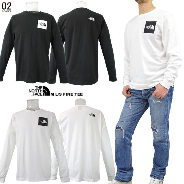 キーワード：ロンT 長袖 クルーネック コットン オールシーズン ストリート 希少ハーフドーム メンズカットソー メンズTシャツ◆THE NORTH FACE/ザ・ノース・フェイスのボックスロゴロングスリーブTシャツ。「M L/S FINE...