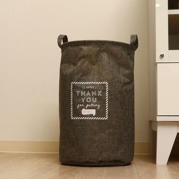 全体：幅280 × 奥行280 × 高さ440ポリエステル１００％/ＰＶＣパイプ/ＰＥコーティング（内側）ファブリックボックス ラウンド ＧＹ