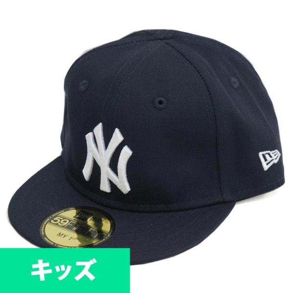MLB唯一の選手着用公式キャップサプライヤー「NewEra(ニューエラ)」のベビーサイズ59FIFTYキャップ。通常のキッズサイズより更に小さめのサイズ設計なので、小さなお子様に最適。安全性確保のため、キャップの上のトップボタンが付いておら...
