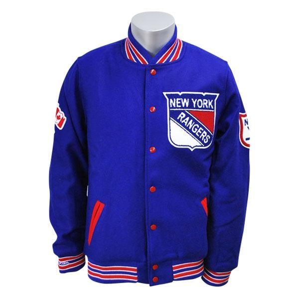 アメリカンスポーツのヴィンテージウェアを展開する「Mitchell &amp; Ness(ミッチェル&amp;ネス)」のNHLウールジャケット。優れた撥水性と高い耐久性を持つメルトンウール地を用い、チームカラーのニットリブに肉厚なパイル地の...