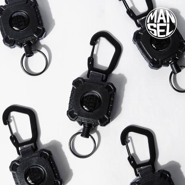 ★『すべて見る』からお買い得情報GET！ブランド　 ｜マンセル / MAN-SEL 形状　　　 ｜リールキーホルダー 外寸　　　 ｜W45×H135×D15 ［mm］ 　　　　　 ｜ワイヤー長さ：600［mm］重量　　　 ｜40g素材　　　...