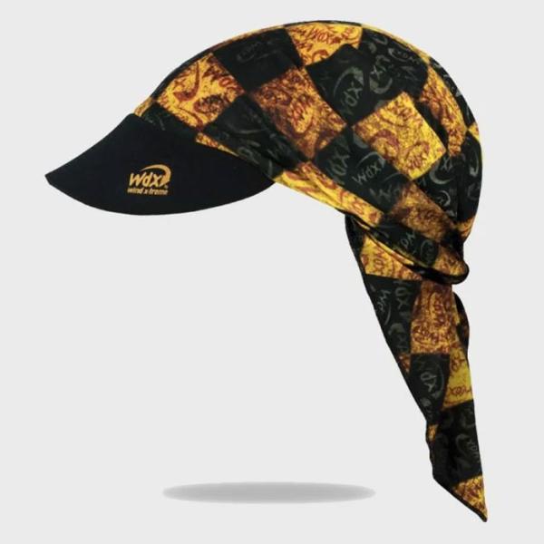 ・いろんな使い方ができるバンダナキャップ・厚みが出ないのでヘルメットアンダーキャップとしてもおすすめ・ポリエステル100%・UVプロテクション・ツバ部分は柔らかく水を通さないネオプレーンゴム素材・小さく折りたためるので、ポケットに入れてもか...