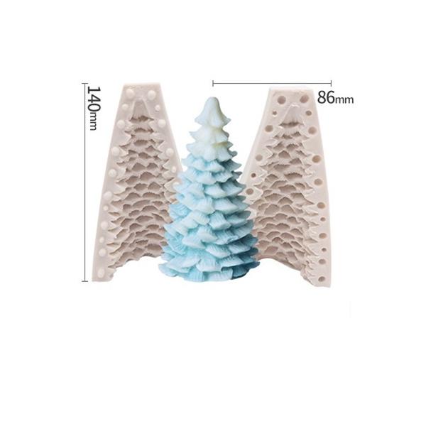 クリスマスツリーモールドサイズ高さ：140ｍｍ横幅：86ｍｍキャンドルとしてだけでなくお水を入れて氷を作ったり、チョコレートを入れるなど使い方いろいろです！本商品は高さ：110ｍｍ横幅：74ｍｍ小さいサイズもご用意しております併せてご検討く...