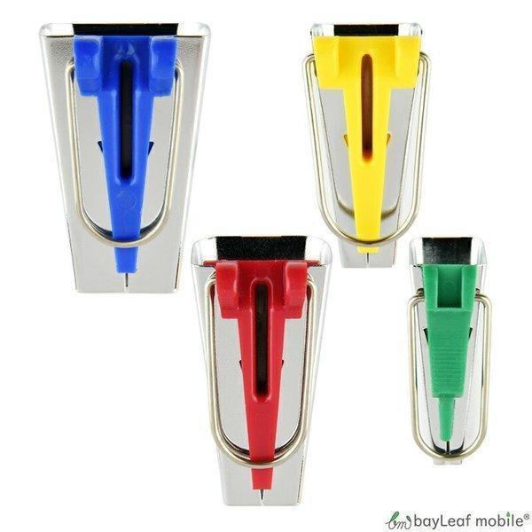 【商品説明】バイアステープが簡単に作れるテープメーカーです。6mm幅、12mm幅、18mm幅、25mm幅の4サイズのセットとなります。袖ぐり、衿ぐりのパイピング始末、オリジナル作品づくりにどうぞ。※初期不良は交換いたします。メールもしくはサ...