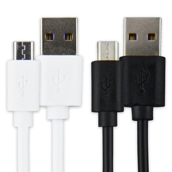 【 商 品 説 明 】Aオス型とマイクロB型コネクタを備えたUSB2.0ケーブルです。スマホやタブレットの充電、ハードディスクやプリンタなどのPC周辺機器の接続に最適です。高出力可能なAC充電器やモバイルバッテリーと合わせて利用することで、...