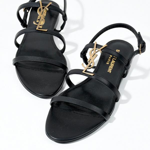 SAINT LAURENT サンローラン サンダル カサンドラ フラット SAINT LAURENT サンローラン サンダル カサンドラ フラット