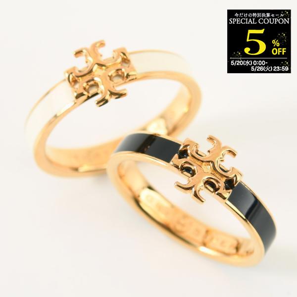 TORY BURCH トリーバーチ リング 指輪 アクセサリー キラ エナメル 143760 レディース ゴールド ホワイト ブラック