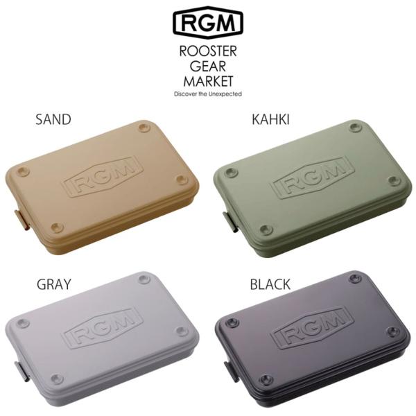 RGM(ルースター ギア マーケット) ROOSTER GEAR MARKETRGM STEEL TOOL BOX スチールツールボックス■素　材■スチール製■サイズ■外寸W154mm x D105mm x H29mm■　色　■■　色　■・...