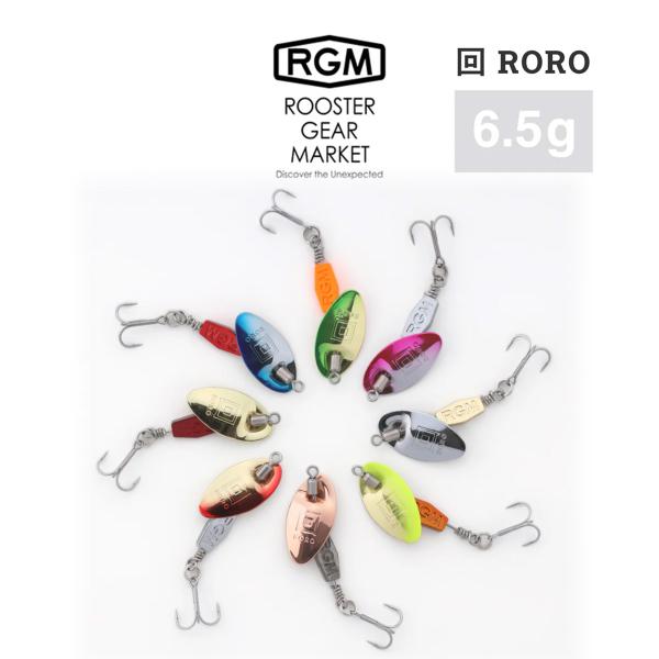 RGM(ルースター ギア マーケット) ROOSTER GEAR MARKET回 RORO 6.5g■重　量■6.5ｇ■色■・CHARTGOLD・PINKSILVER・NEON・SILVERGOLD・GOLDRED・COPPERBLACK・...