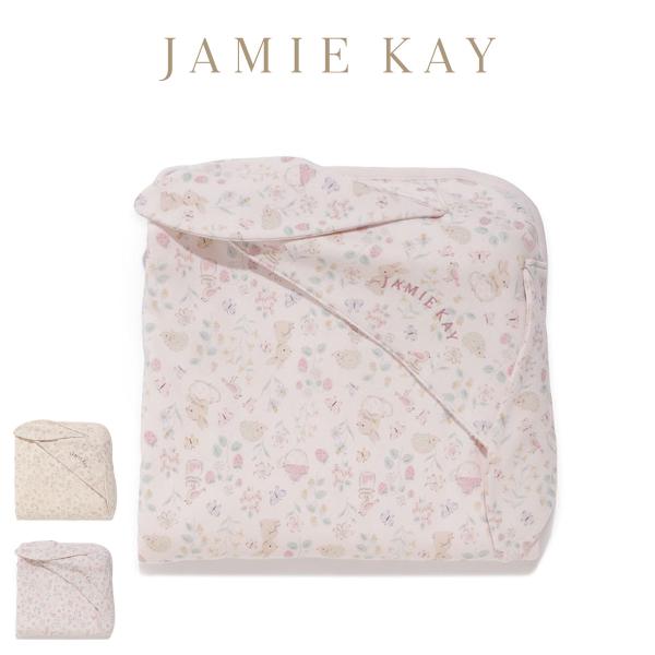 JAMIE KAY(ジェイミーケイ)Bunny Garden うさ耳ブランケット／オーガニックコットン jbgg261940■詳　細■JAMIE KAY描き下ろしの日本限定柄、第２弾 "Bunny Garden"（バニーガーデン）が登場！春...