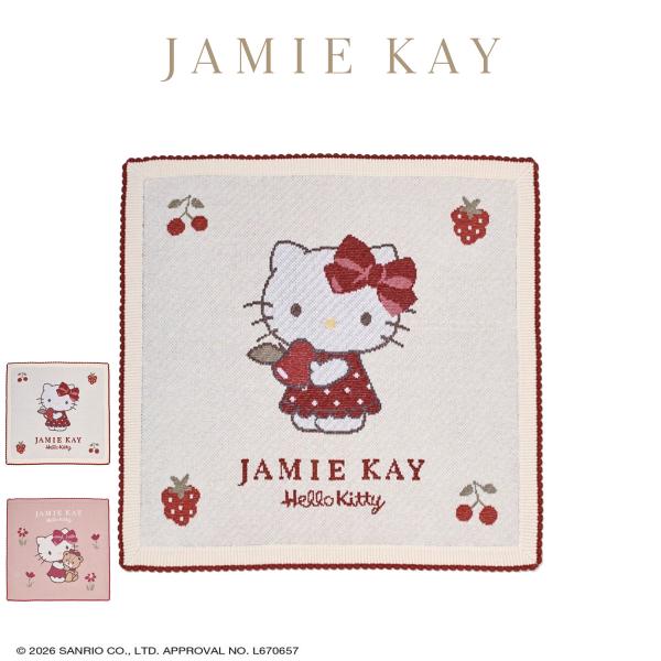 JAMIE KAY(ジェイミーケイ)HELLO KITTY ニットJQブランケット jkgg264908■詳　細■【HELLO KITTY ハローキティやタイニーチャムを描いたニットブランケット】【Design/Styling】ハローキティ...