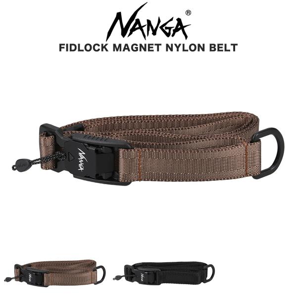 NANGA ナンガFIDLOCK MAGNET NYLON BELT フィドロック マグネット ナイロンベルト■素　材■ナイロン■　色　■・BLK(ブラック)・COYOTE(コヨーテ)