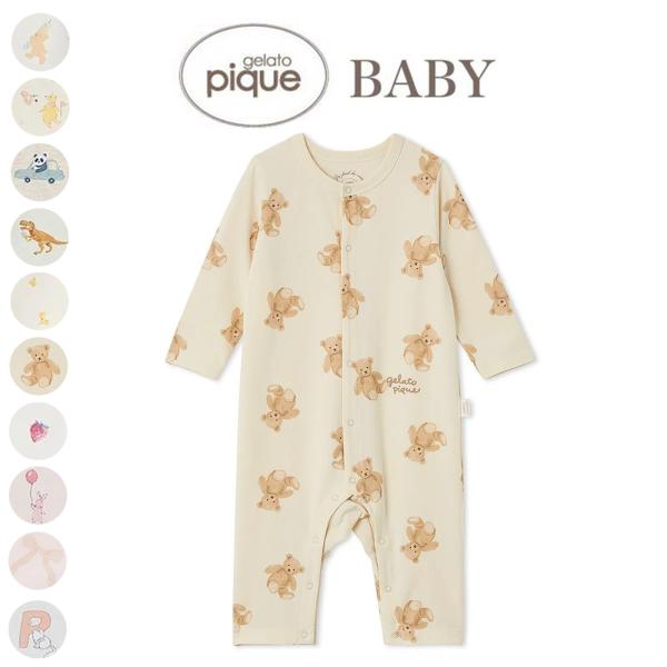 gelato pique BABY (ジェラートピケ ベビー)長袖ロンパース pbco259087■詳　細■こちらの商品は衛生上の観点から返品・交換不可となります。【人気の柄を復刻した新BABYシリーズの長袖ロンパース】【Design/St...