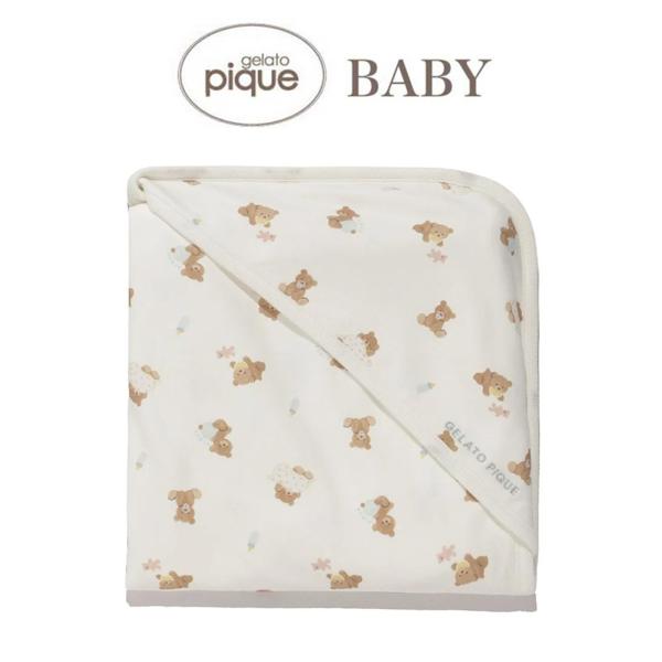gelato pique baby(ジェラートピケ ベビー)ベビーベアブランケット pbgg259156■詳　細■こちらの商品は衛生上の観点から返品・交換不可となります。【ベビーベア柄のソフトな肌触りのブランケット】【Design/Styl...