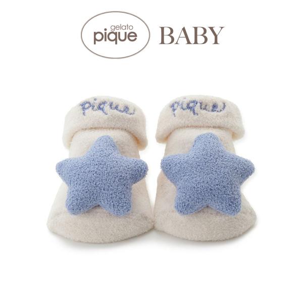 gelato pique BABY (ジェラートピケベビー)エアリーモコスターソックス pbgs261432■素　材■本体:ポリエステル97%、ポリウレタン3%/モチーフ部分:ポリエステル86%、ナイロン14%/中わた:ポリエステル100%...