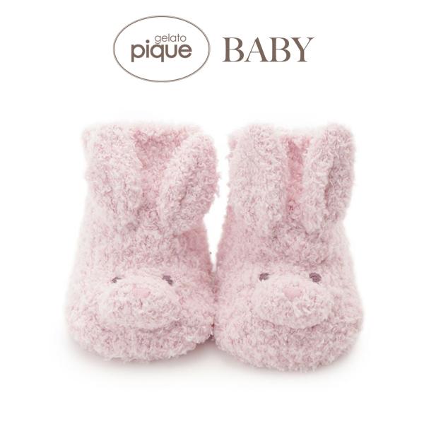 gelato pique BABY (ジェラートピケベビー)パウダーアニマルソックス pbgs999061■詳　細■【うさぎのお顔が付いたパウダーアニマルBABYソックス】【Design/Styling】大切な赤ちゃんへのギフトにおすすめし...