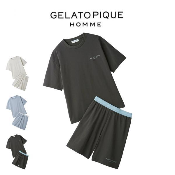 GELATO PIQUE HOMME (ジェラートピケ オム)接触冷感 GIZAコットンジャージーセットアップ pmct262940■詳　細■【心ほどけるGIZAコットンの接触冷感セットアップ】【Design/Styling】なめらかで優し...