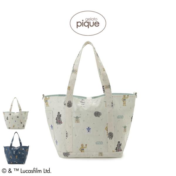 gelato pique (ジェラートピケ)STAR WARS 総柄ママバッグ ppgb262506■詳　細■※重要※こちらの商品は、衛生上の観点から返品・交換不可となります。※仕様について※商品画像にはバッグ側面に金具が付いている画像が含...