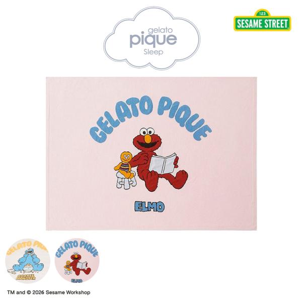 gelato pique(ジェラートピケ)Sleep SESAME STREET エアリーモコジャガードハーフケット psgg261850■詳　細■【SESAME STREET・キャラクターの絵柄がキャッチーなエアモコハーフケット】【Des...