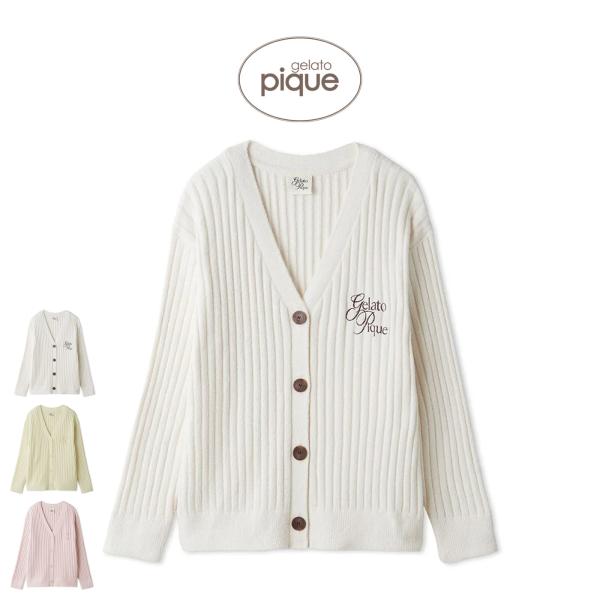 gelato pique ジェラートピケ母の日 リブカーディガン pwnt262064■詳　細■【母の日・世代を問わず着やすい太リブのニットカーディガン】【Design/Styling】フローラルブーケのような可憐な色合いに魅了される、母の...