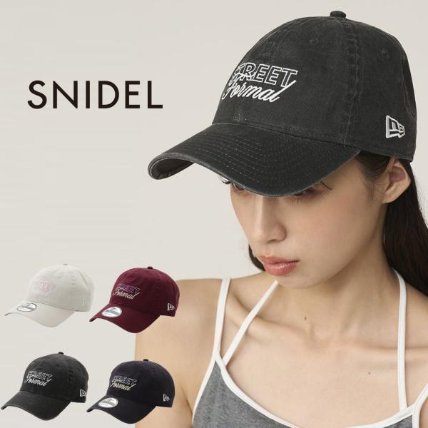 SNIDEL (スナイデル)NEW ERA ダブルロゴキャップ swgh261611■詳　細■【大人気「NEW ERA?」コラボに “STREET formal”のグラフィックを添えたスペシャルキャップ】【Design/Styling】毎シ...