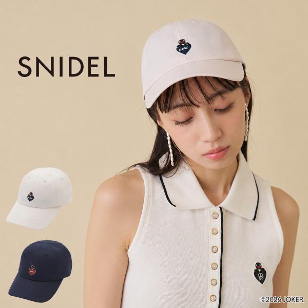SNIDEL (スナイデル)PINGU(TM) ワンポイントキャップ swgh262656■詳　細■【マリンムード漂うピングー刺繍キャップ】【Design/Styling】・ピングーの刺繍をあしらったキャッチーなデザインで、コーディネートの...