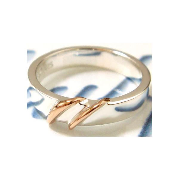 愛を刻む、想いを刻む、貴方は何を刻みますか？！Sculpteシルバーブランドシルバー925にピンクゴールドコーティング2本ラインをやわらかく盛ったシンプルなリング！甘く、女性らしいピンクがいやらしくない量で主張する。重ね付けなどバリエーショ...