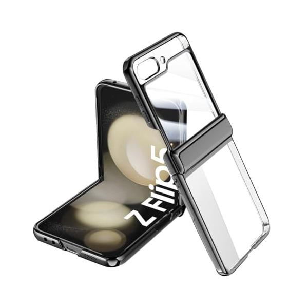 対応電話モデル Samsung Galaxy Z Flip5 / docomo SC-54D / au SCG23 用 バネ型ヒンジ付きケース。※ご注意：本製品はGalaxy Z Flip5だけに適用するので、お買い求めの機種を確認してから...