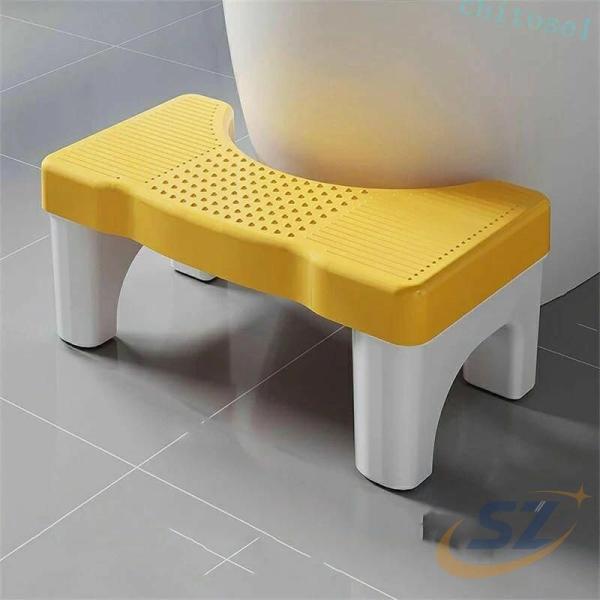 トイレスツール、家庭用トイレスツール、 フットスツール、スムーズな排泄、トイレにしびれなし、二重滑り止め、耐荷重150kg、安定していて壊れにくい、C型溝デザイン