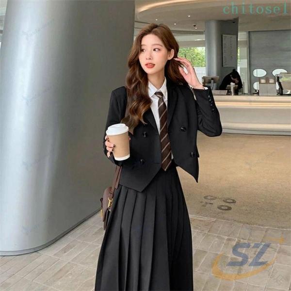 卒業式 スーツ 女の子 卒服 韓国 JK制服 ワンピース スーツ フォーマルスーツ JK制服 ジュニア 子供スーツ キッズスーツ スカートスーツ ロング丈 入園式 ゆったりサイズ S M L XL卒業式 スーツ 女の子 卒服 韓国 JK制服...