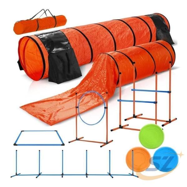 &amp;amp;amp;lt;div&amp;amp;amp;gt;    &amp;amp;amp;lt;p&amp;amp;amp;gt;犬のアジリティトレーニング器具セット、ドッグジャンプ2本、ハードル、ブラインド、標準トンネルとウ...