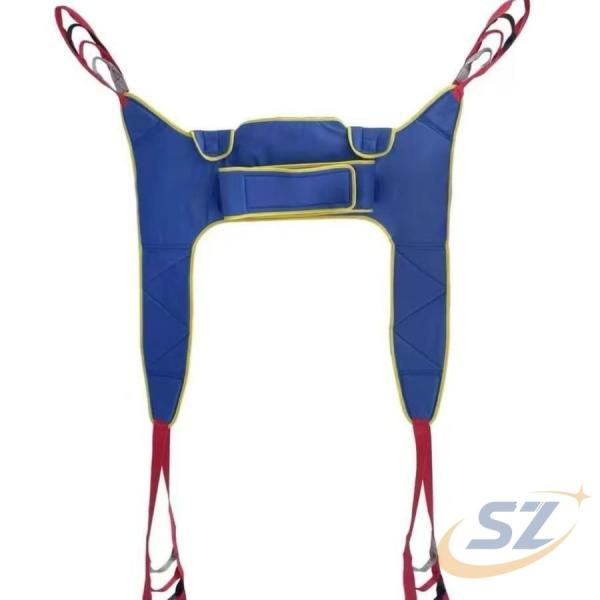 患者ホイストリフトトイレスリング、全身患者リフティングホイストスリング便器リフター四点サポート付き分割脚スリング高齢者障害者用トイレスリング移送ベルト