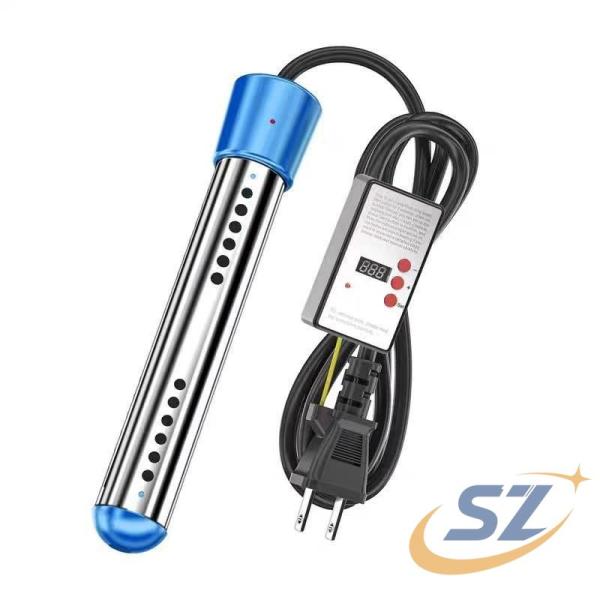 高速暖房 110V 1500Wの電力で5ガロンの水を数分で暖めることができます。ヒーターを挿入する前に、ヒーターが完全に水に浸っていることを確認してから、使いやすい電源を接続してください。安全で便利 湯沸しヒーターには自動シャットダウン機能...