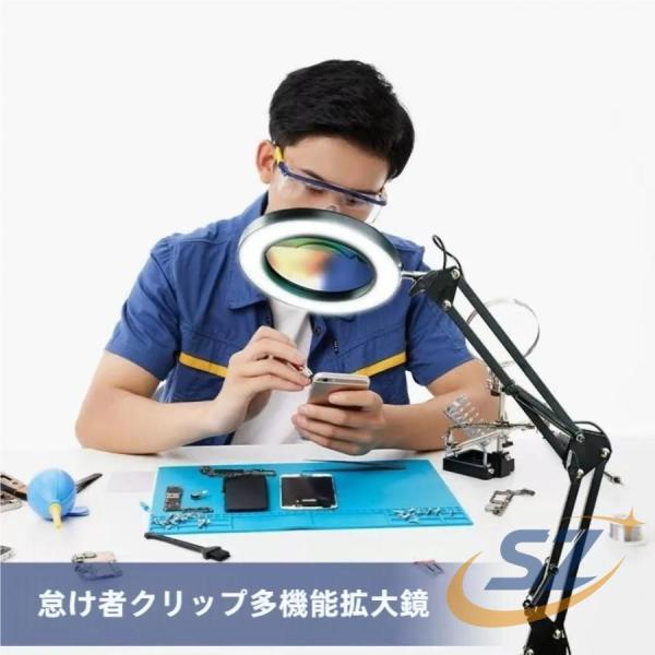 実用 64個高輝度LED光源を搭載しており、照射点に影響を与えず、目にやさしいです。完璧な照明を提供し、透明度の高い凸レンズを採用して、鮮明な視野を提供します。3色照明＋10階段調光でき3色照明モードが搭載していた（ホワイト/電球色/ウォー...