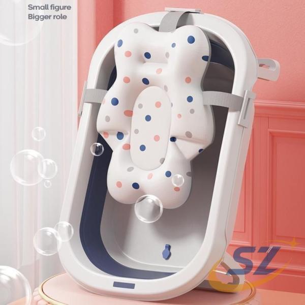商品名称 折り畳み式ベビーバスカラー ブルー、ピンクサイズ 使用する際　縦21×横78×幅47（cm）収納する際　縦9×横78×幅47（cm）※素人採寸ですので、1-2cmの誤差がございます、ご了承ください。材質 TPE/PP適用年齢 0-...