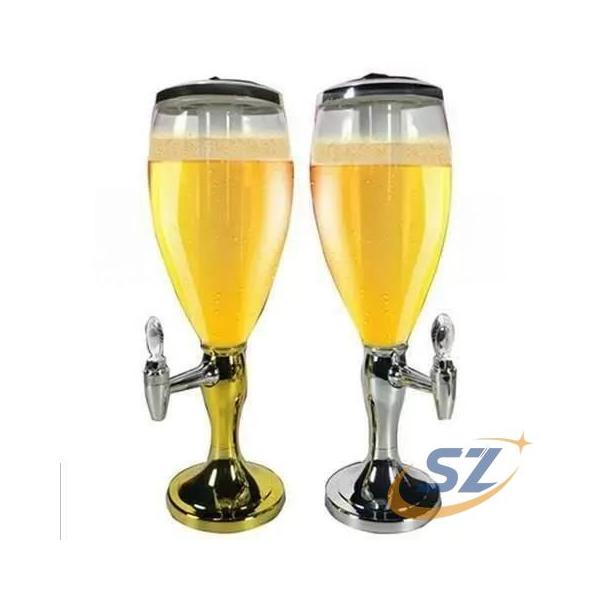 ビュッフェ式ビールタワー：このビールディスペンサーは3Lの容量を持っており、バー、ビュッフェレストラン、家族集会などに使用できます。取り外し可能なつらら：ビールタワーには分解できるアイスチューブがあります。より良い味を作り出すために、デザイ...