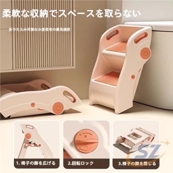 ■子ども用踏み台子供の手の届かない所に大活躍！自分ひとりで出来る喜びと成長♪■手洗い踏み台習慣を身につけるのに最適！軽いので洗面所に自分で運んで一人で手洗い♪■トイレ踏み台喜んでトイレトレーニング！踏み台があれば一人でもトイレに行ける♪■大...