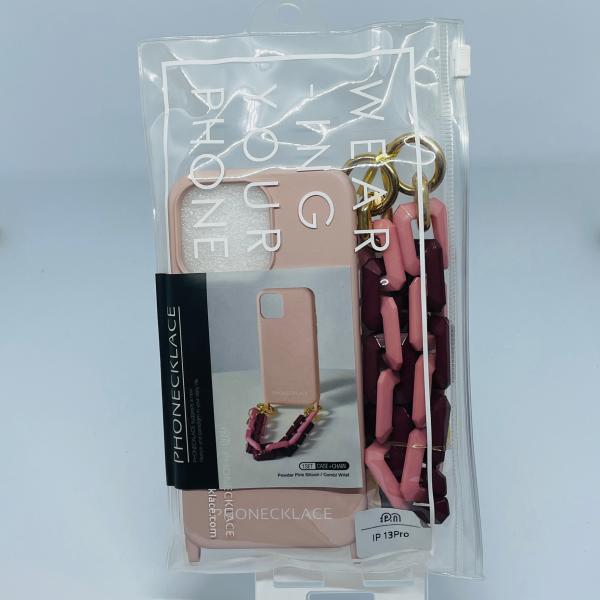 型番PN23268i13PPKカラー パウダーピンクJANコード4570047572687本体サイズ  約H15.5×W7.4×D1.1cm本体重量  約70g材質  ケース：シリコンストラップ：アクリル、合金ブラックのみ：人工パール、アク...