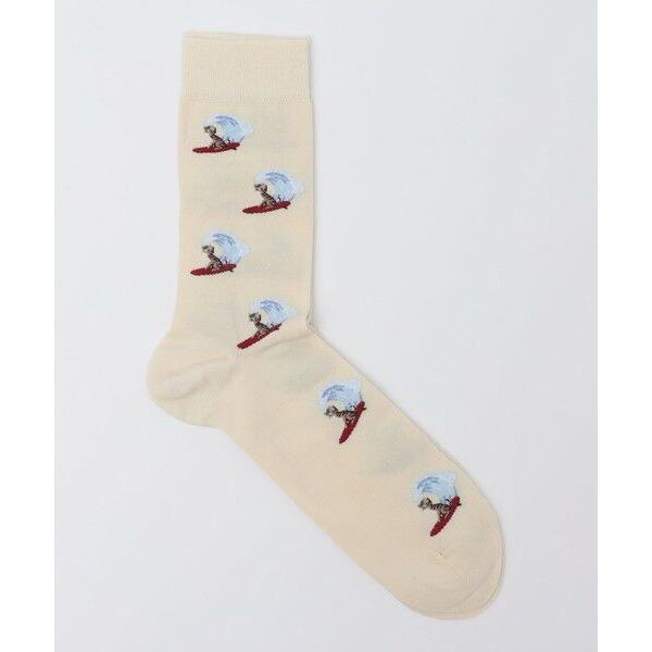 【発売日：2026年02月11日】★この商品はセール価格です★4,400円 → 2,640円(40%off)【カテゴリ】メンズ > 服飾雑貨 > ソックス【カラー】アイボリー/ライラック【サイズ】ONESIZE【実寸(cm)】O...