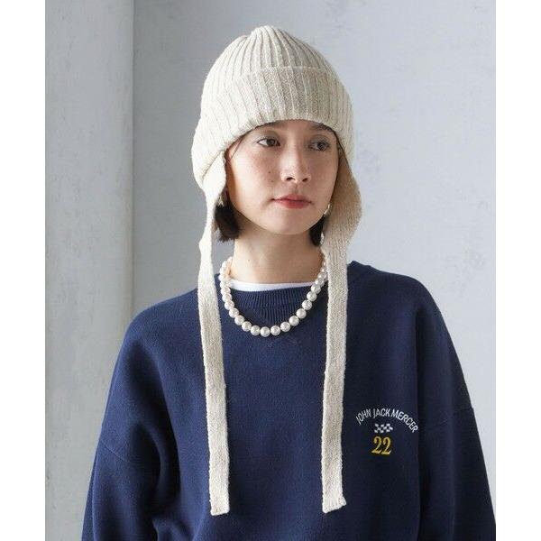 【発売日：2025年07月15日】★この商品はセール価格です★8,910円 → 5,346円(40%off)【カテゴリ】レディース > 服飾雑貨 > ニットキャップ【カラー】オフホワイト/グレー【サイズ】ONESIZE【実寸(c...